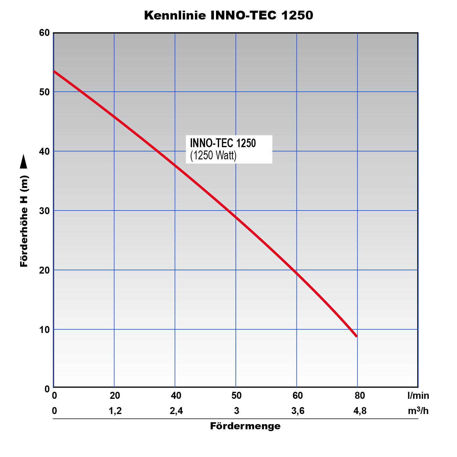 Hauswasserwerk INNO-TEC 1250 mit Durchflusswächter FLUOMAC®